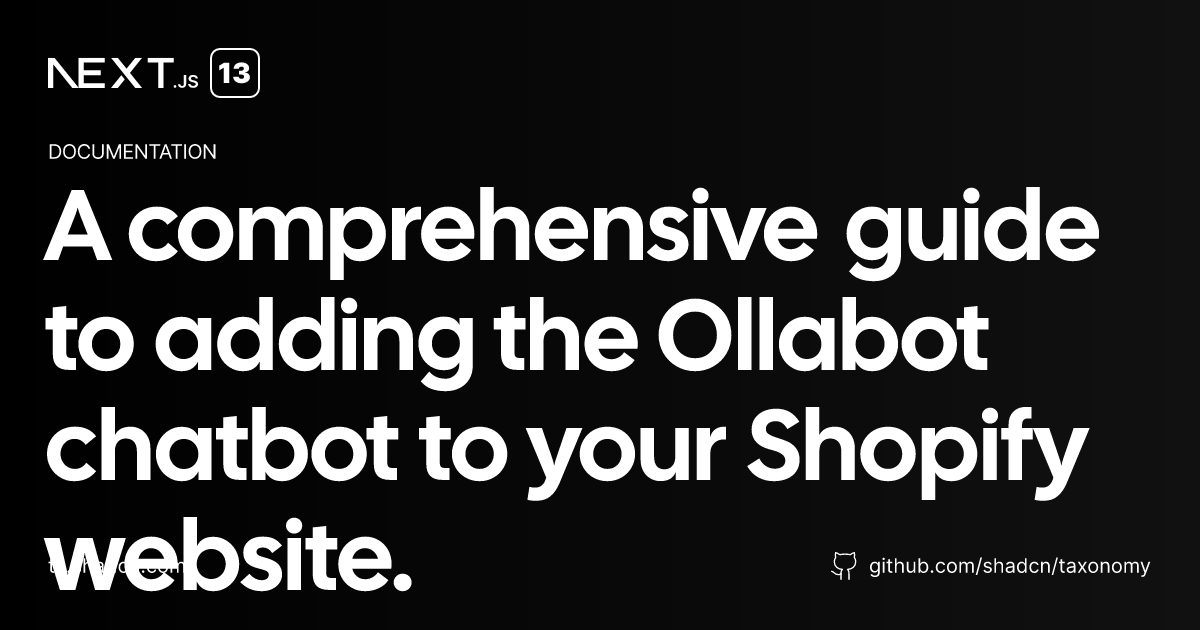 Shopify Integration Guide