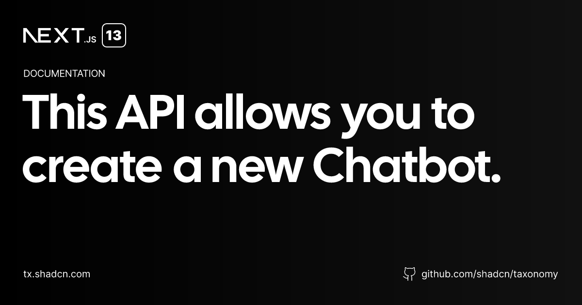 Create a Chatbot